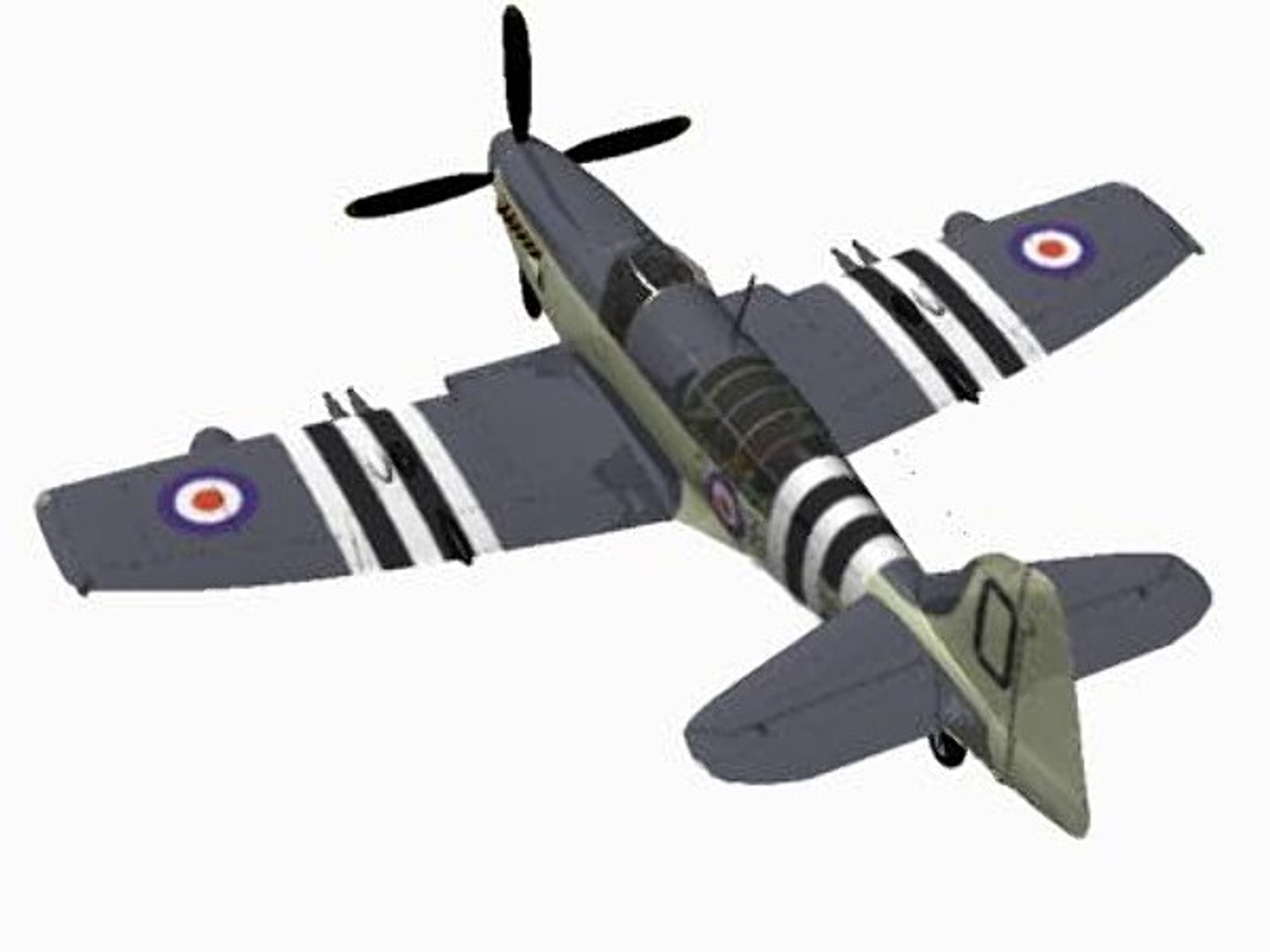 3d Fairey Firefly Model