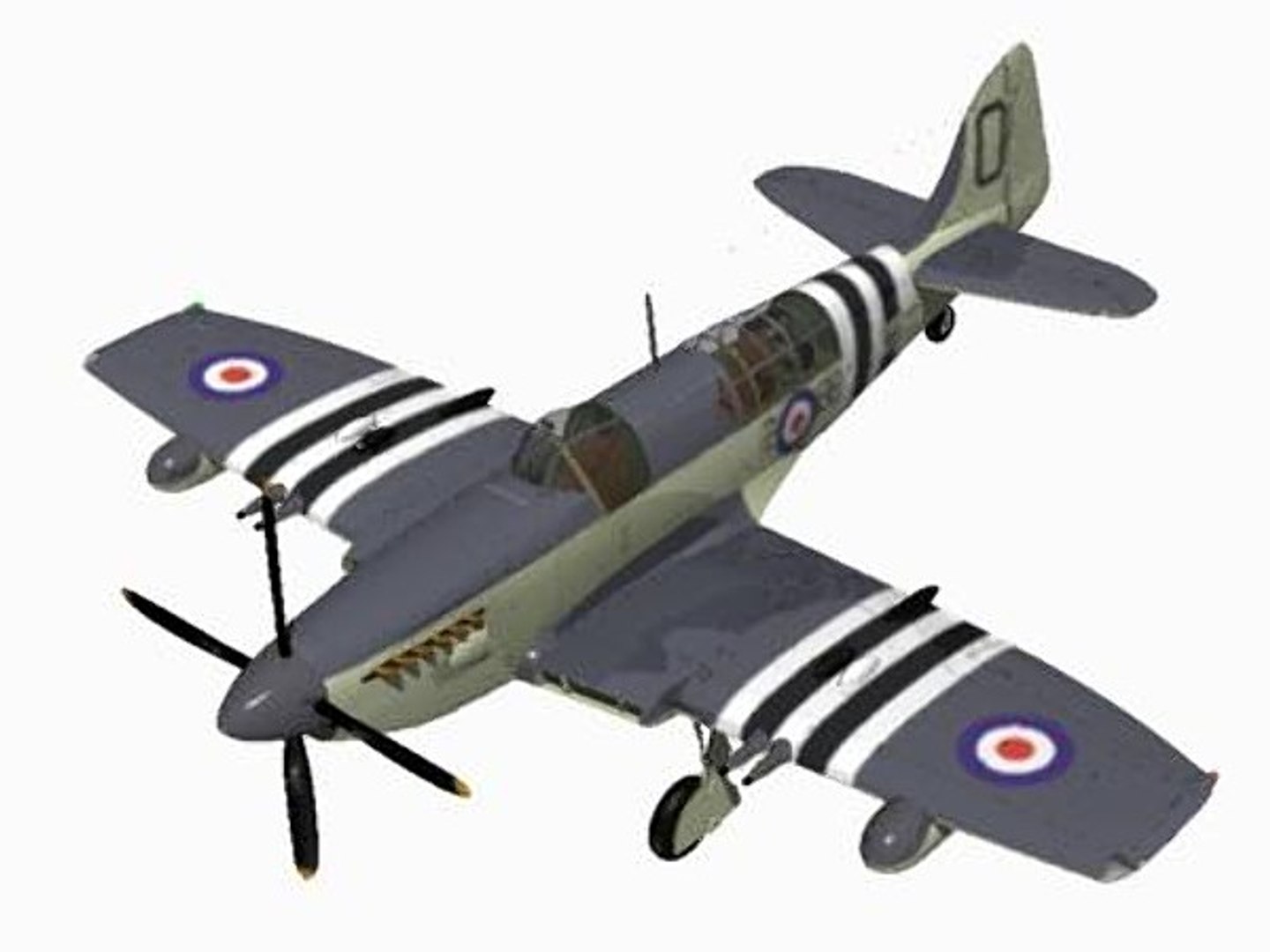 3d Fairey Firefly Model