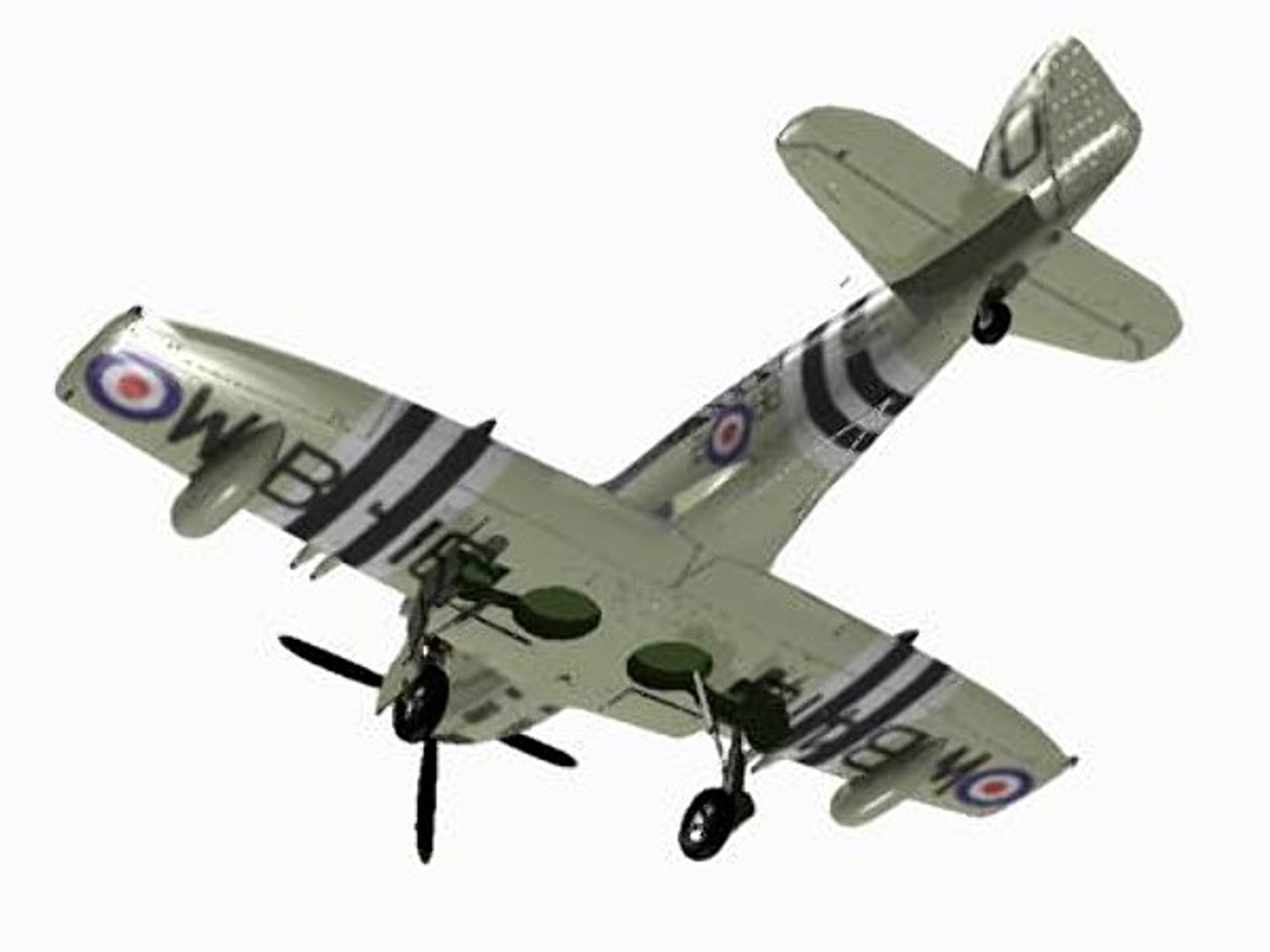 3d Fairey Firefly Model