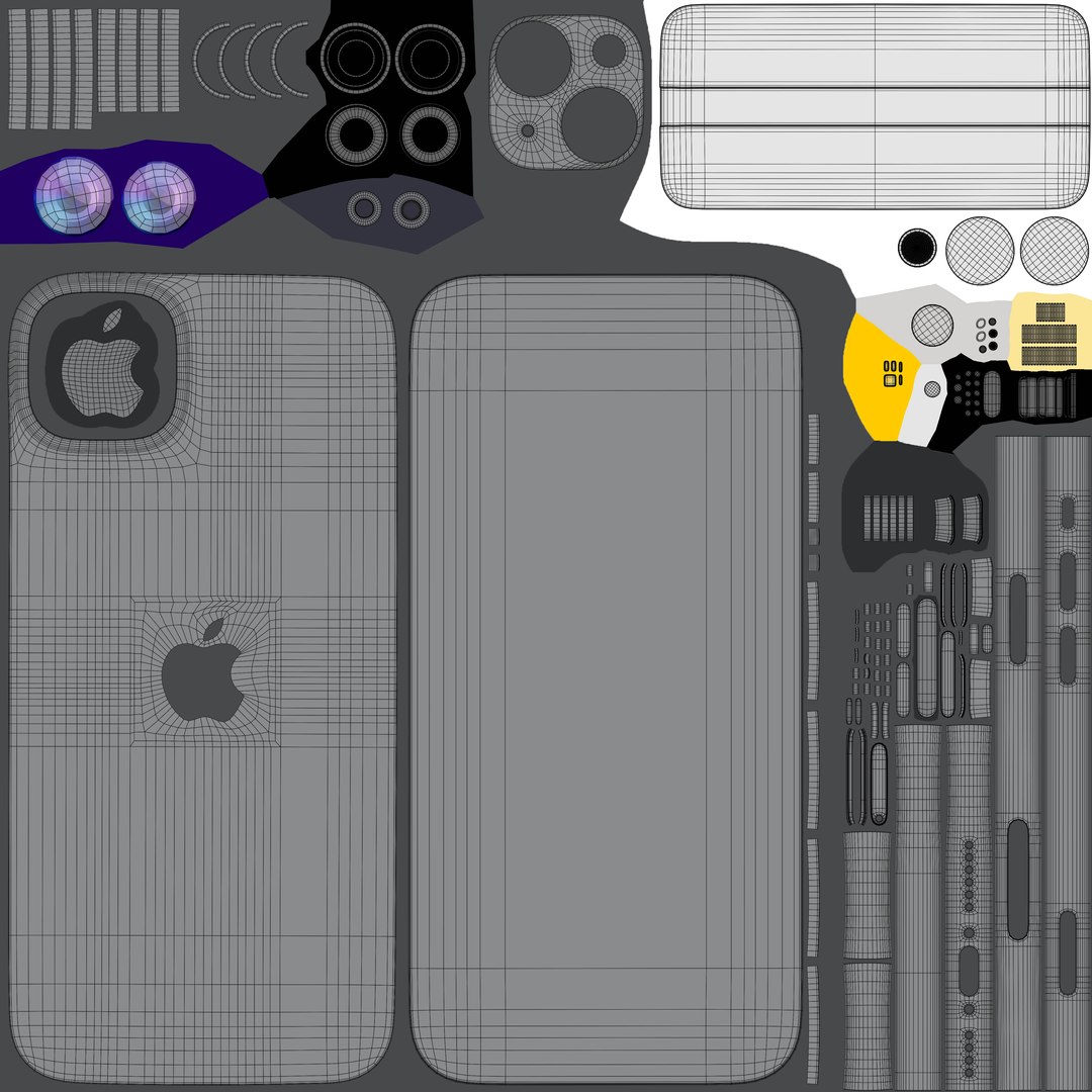 3D IPhone 15 Plus Black Model - TurboSquid 2135506