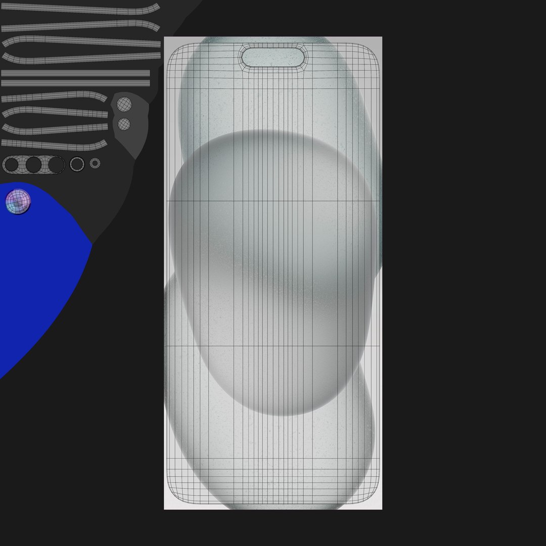3D IPhone 15 Plus Black Model - TurboSquid 2135506