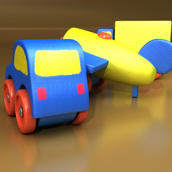 3 toys 3d model