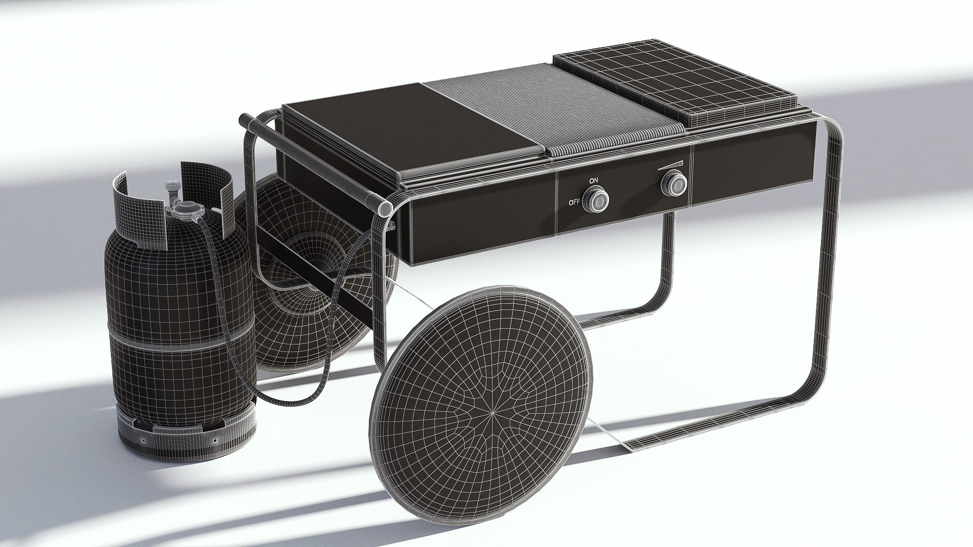 Grill Gas Bbq 3D Model - TurboSquid 1463297
