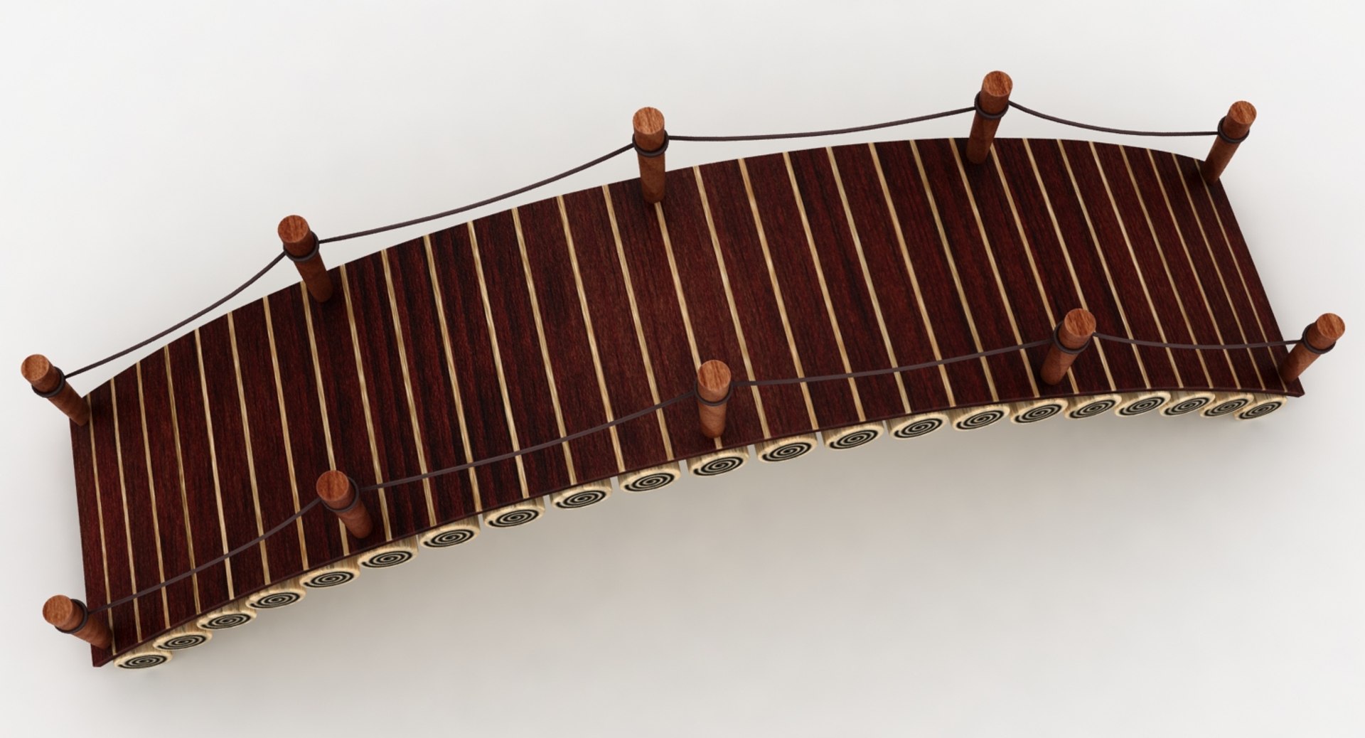 Cartoon bridge model - TurboSquid 1421415