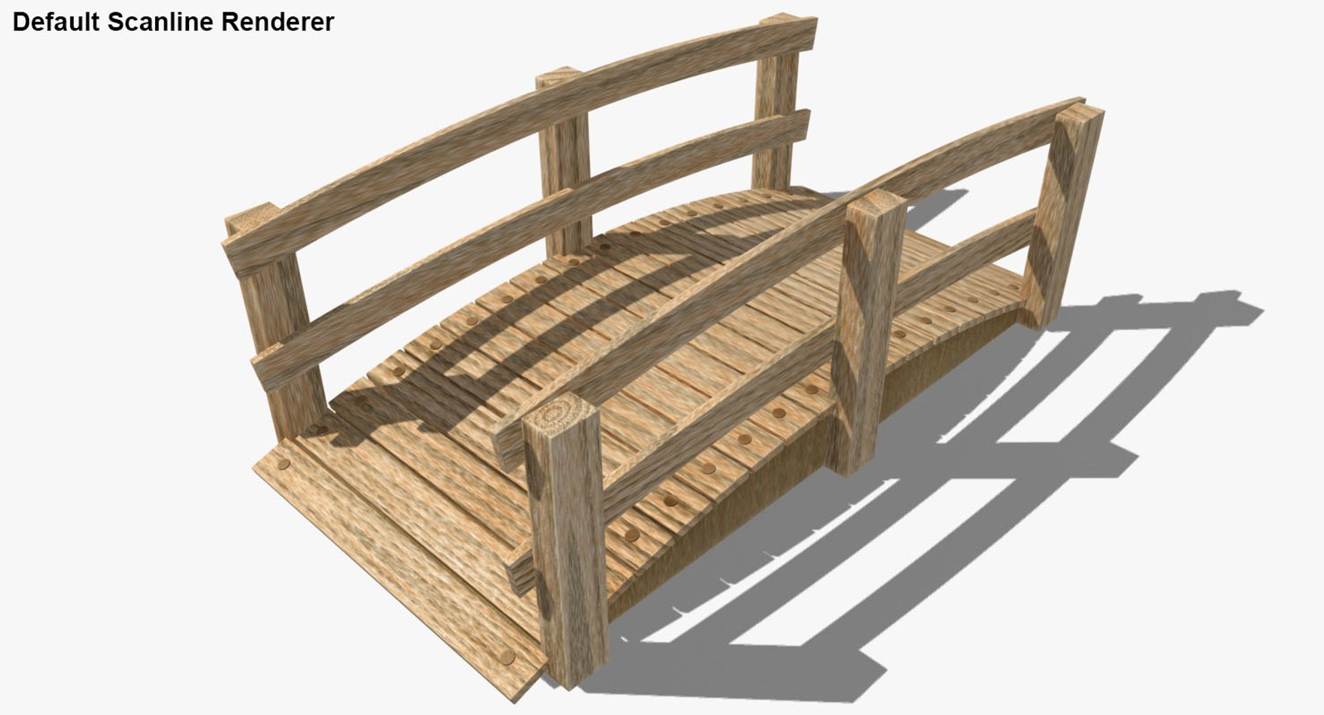 Cartoon bridge model - TurboSquid 1421415