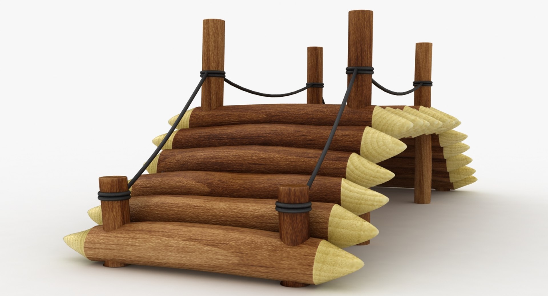 Cartoon bridge model - TurboSquid 1421415