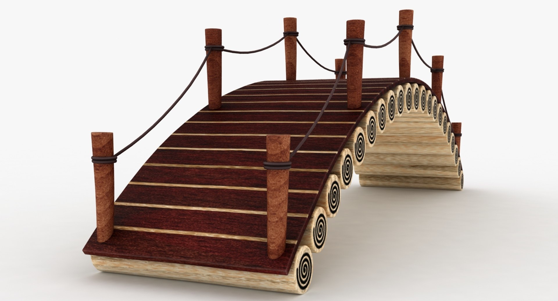 Cartoon bridge model - TurboSquid 1421415