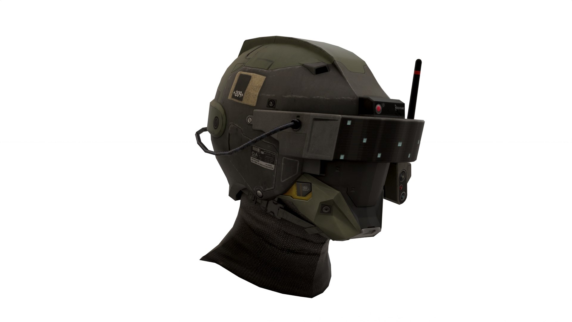 3D Military Digital Helmet 3D Model - TurboSquid 2218007