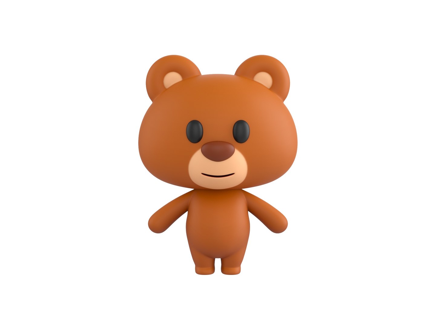 3D Bear Character - TurboSquid 1640217