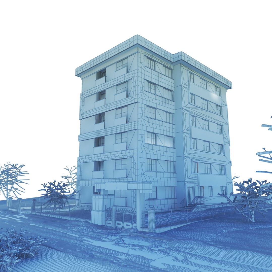Winter Building Model - TurboSquid 1237099