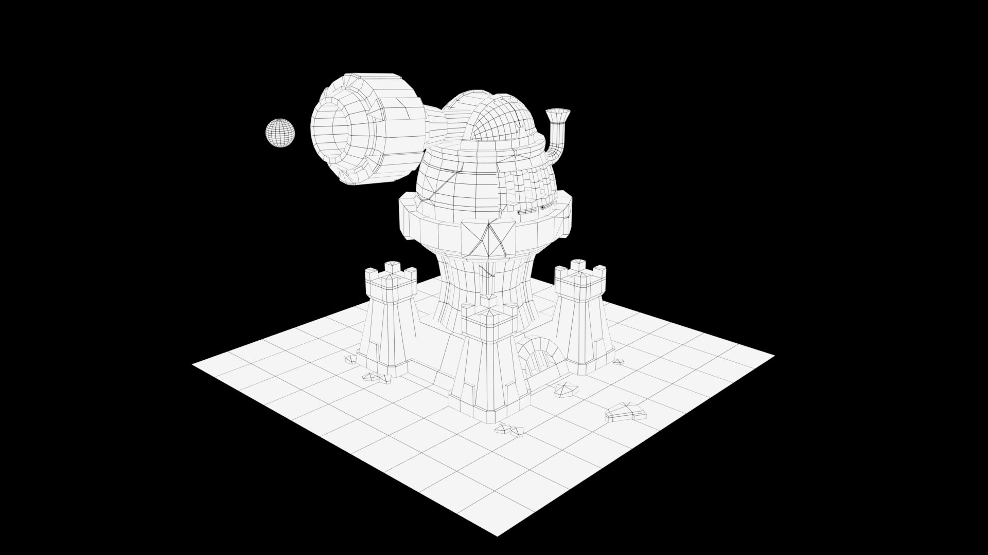 Canon Tower 3D Model - TurboSquid 1865585