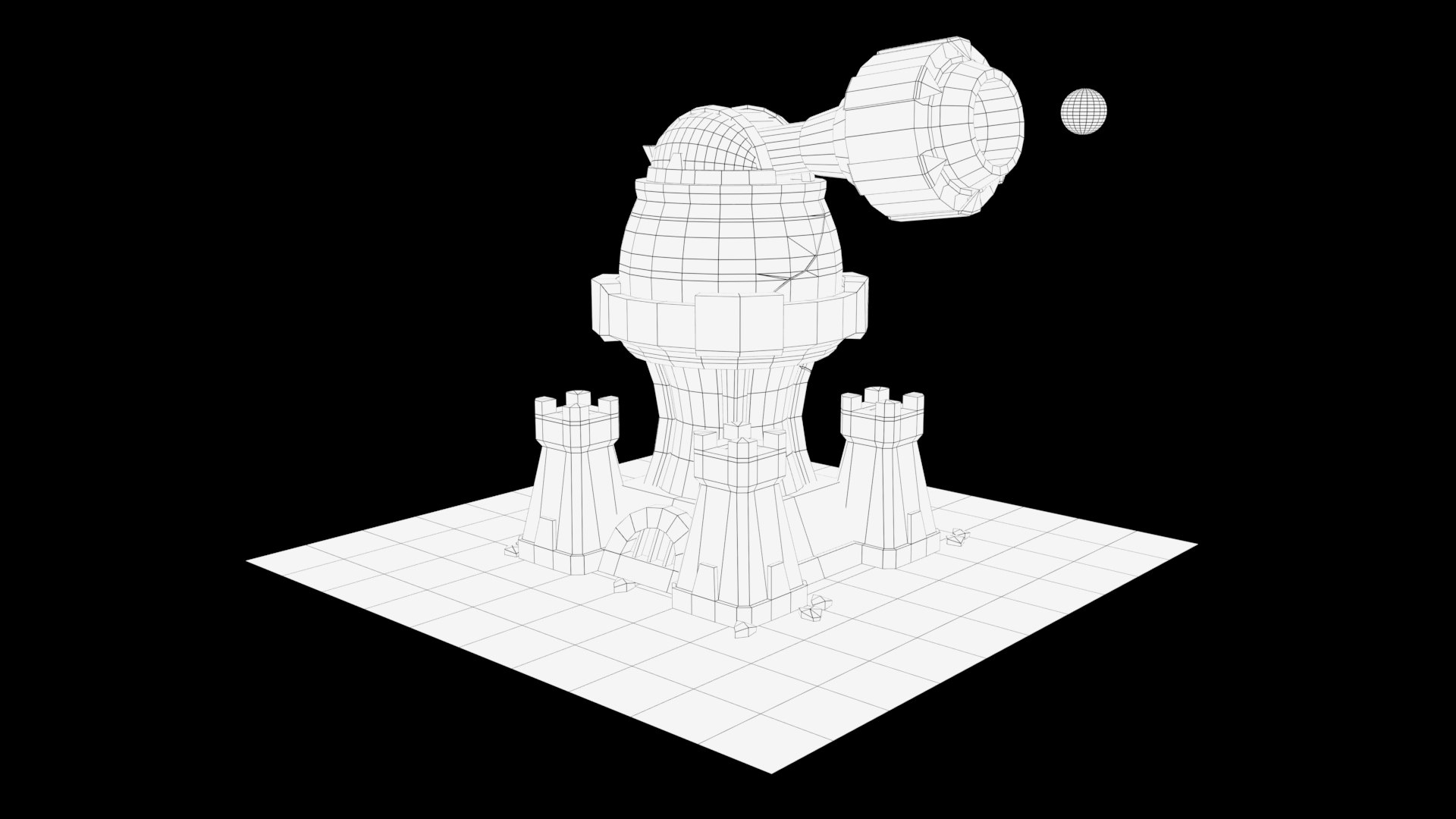 Canon Tower 3D Model - TurboSquid 1865585