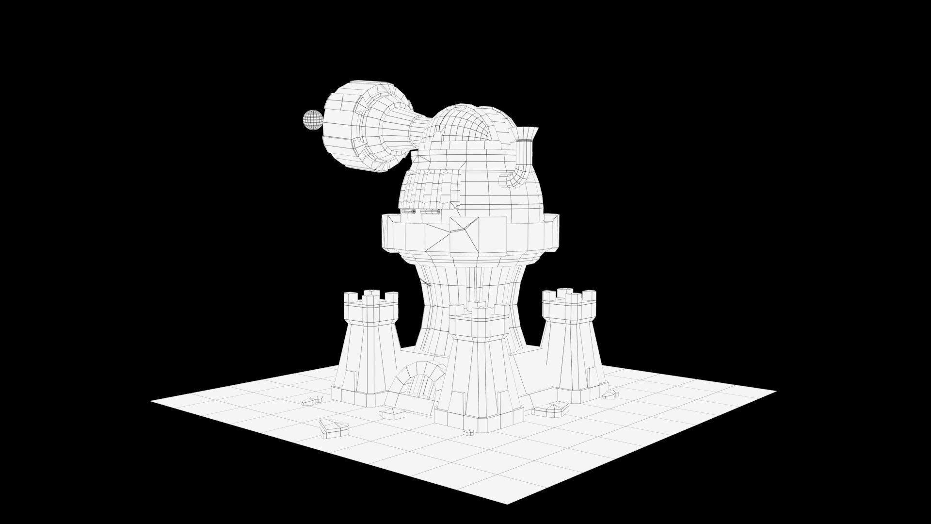 Canon Tower 3D Model - TurboSquid 1865585