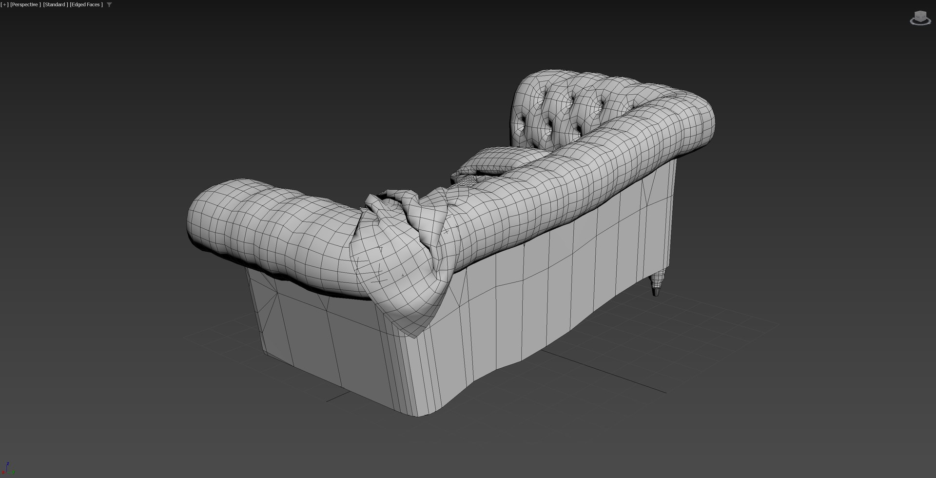 3D Busted Sofa - TurboSquid 1981376