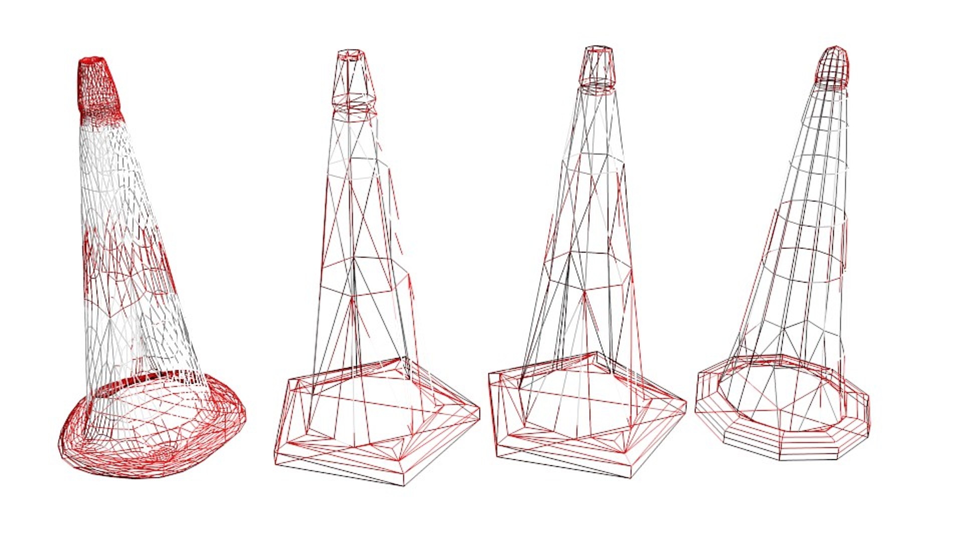 3D Barrel Cone Barrier - TurboSquid 1194798