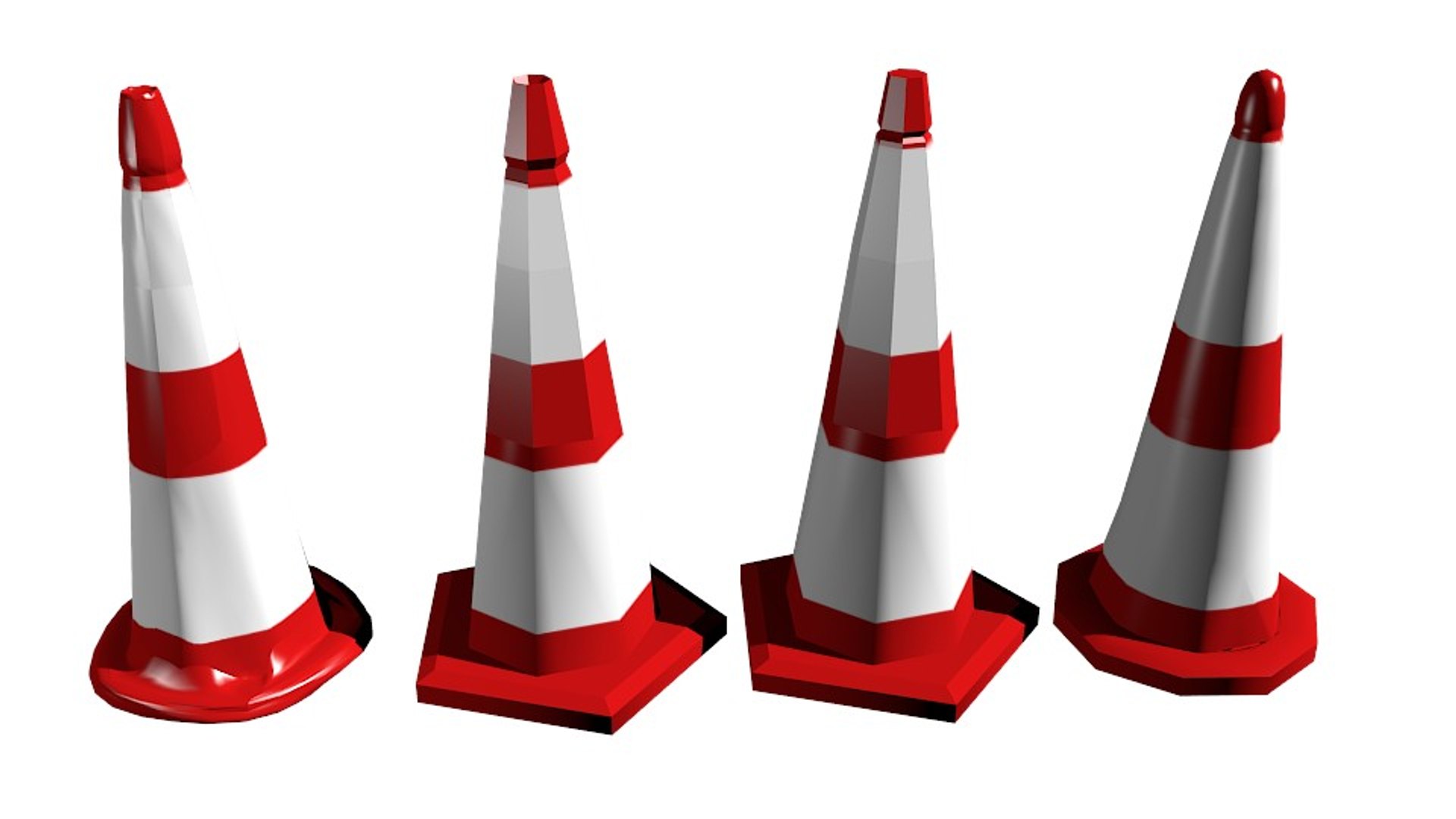 3D Barrel Cone Barrier - TurboSquid 1194798