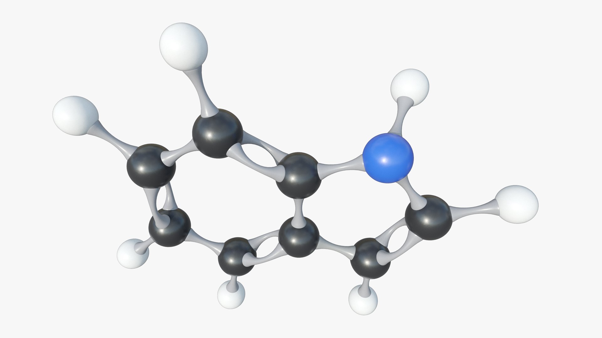 Indole Molecule With PBR 4K 8K 3D - TurboSquid 1944197