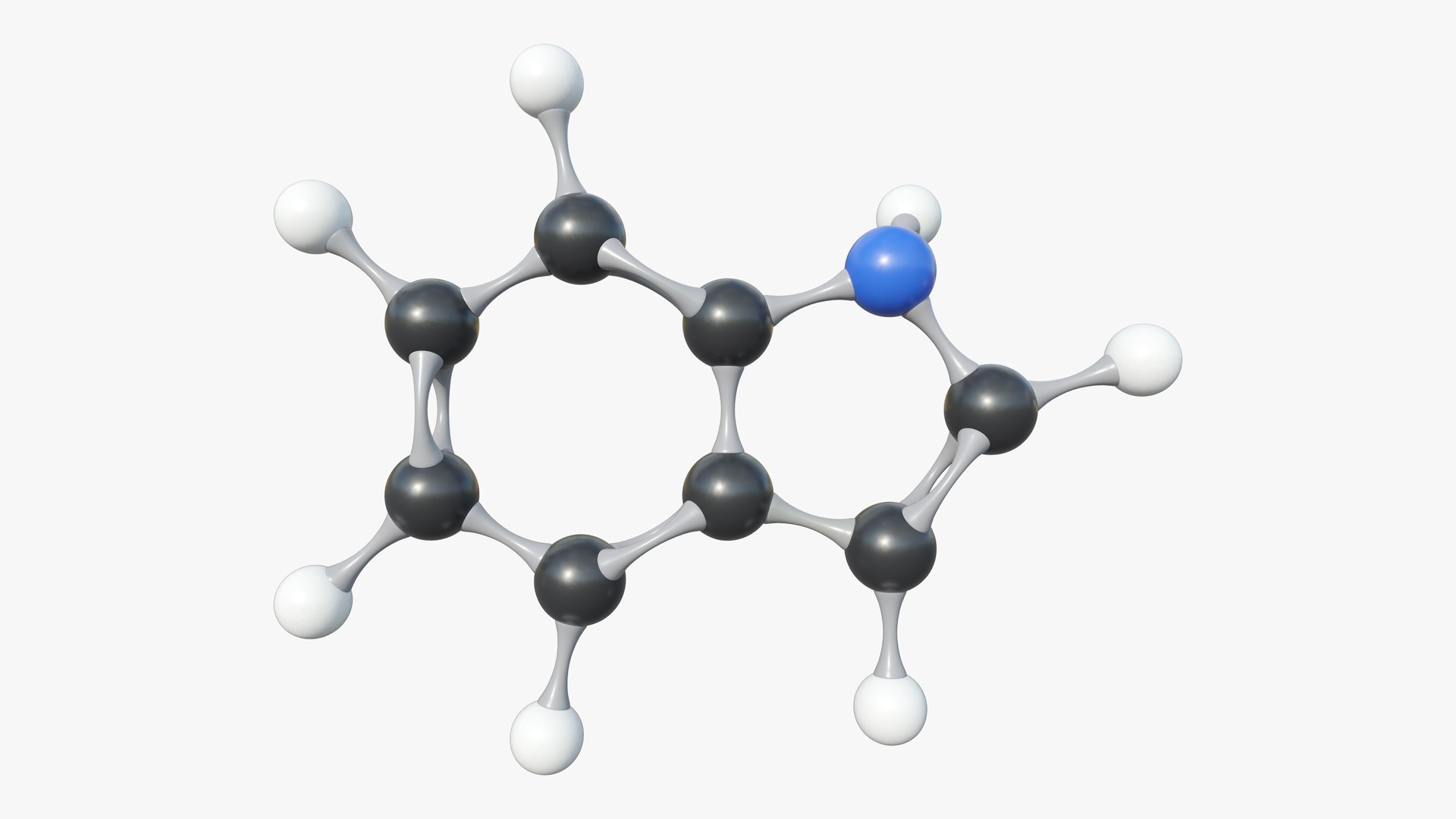Indole Molecule With PBR 4K 8K 3D - TurboSquid 1944197