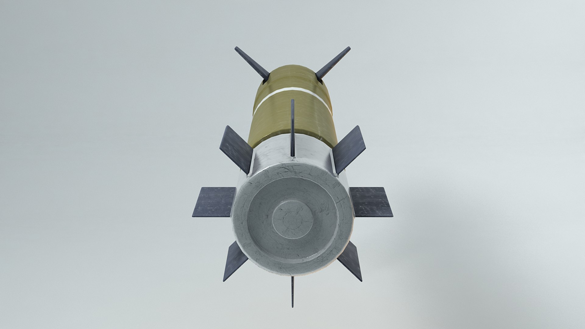 3d Model Guided Artillery Shell