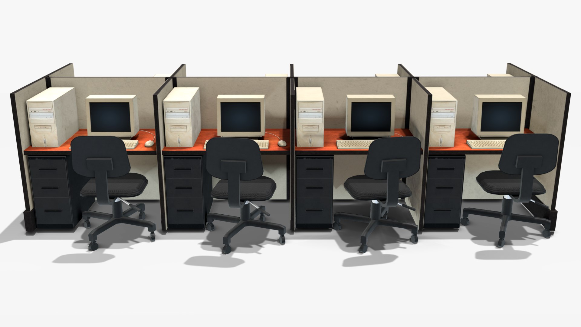 3D Model Office Computer - TurboSquid 1349730
