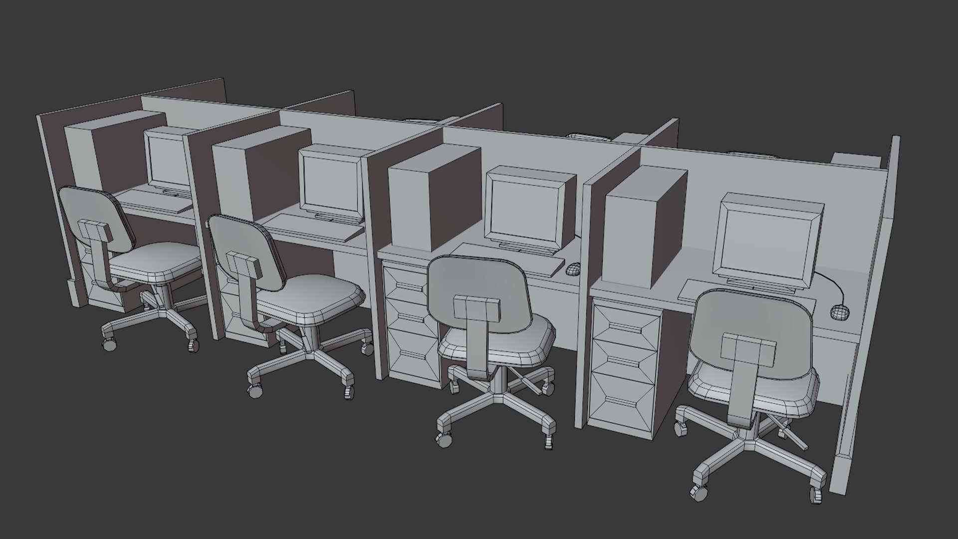 3D Model Office Computer - TurboSquid 1349730