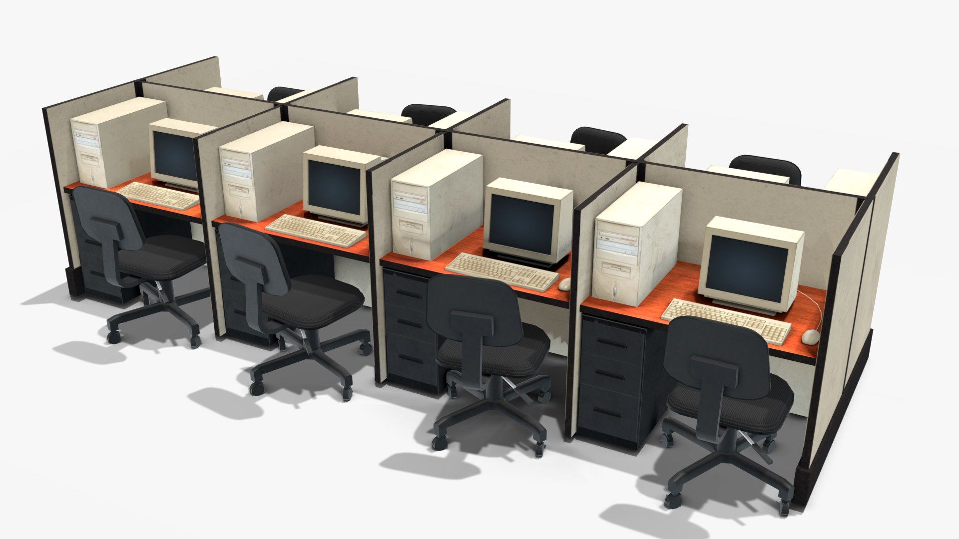 3D Model Office Computer - TurboSquid 1349730
