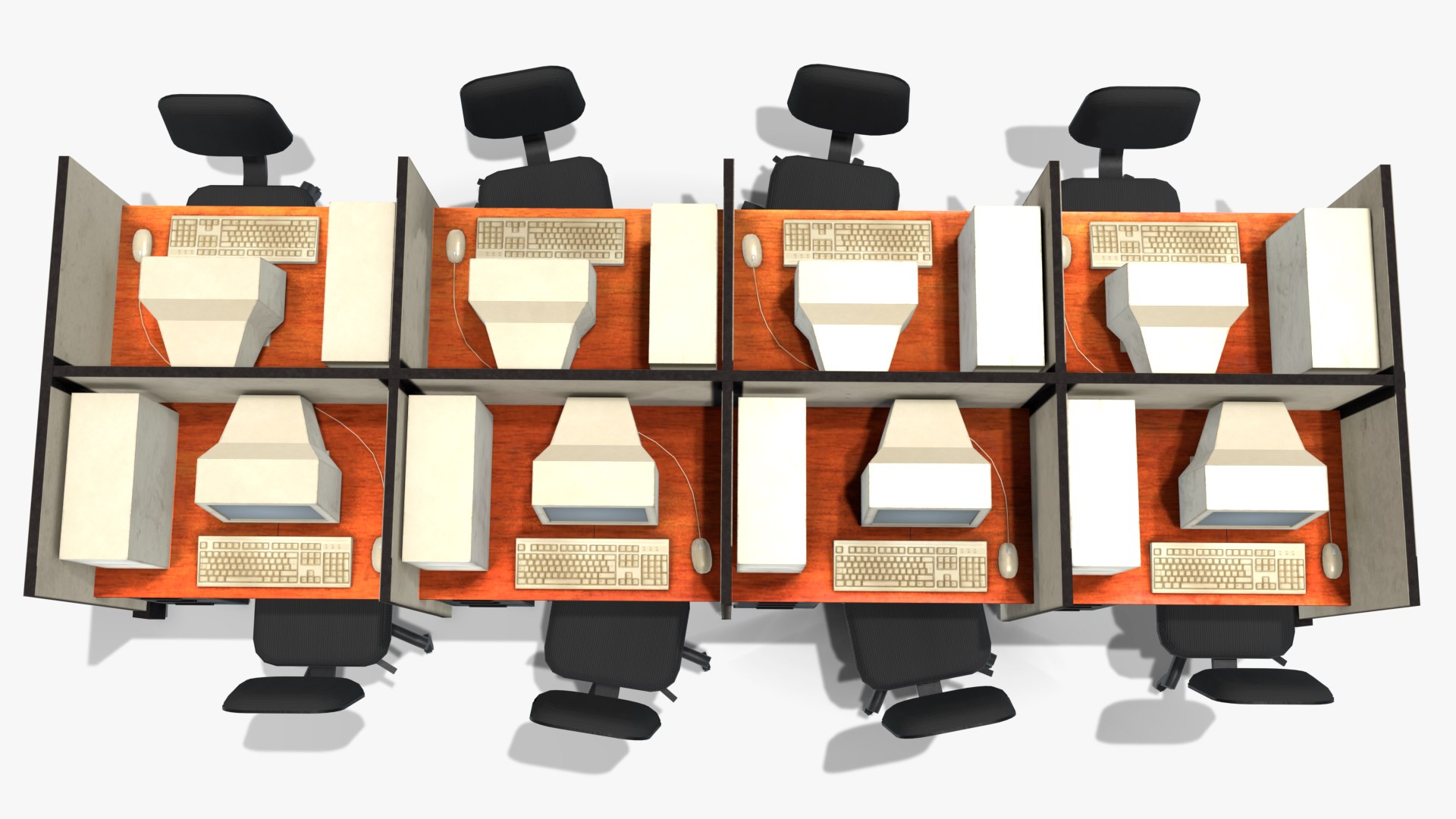 3D Model Office Computer - TurboSquid 1349730