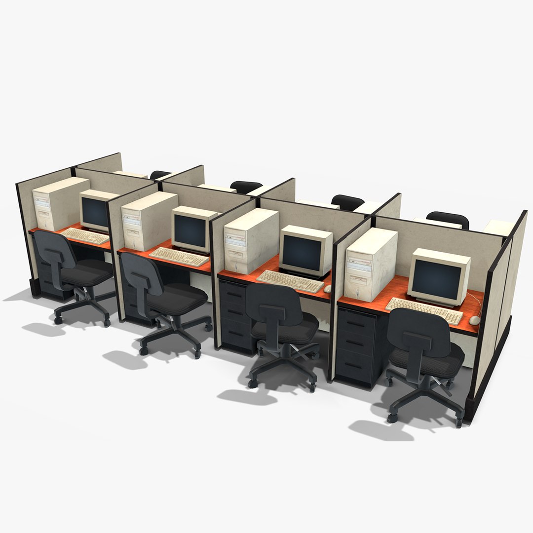 3D Model Office Computer - TurboSquid 1349730