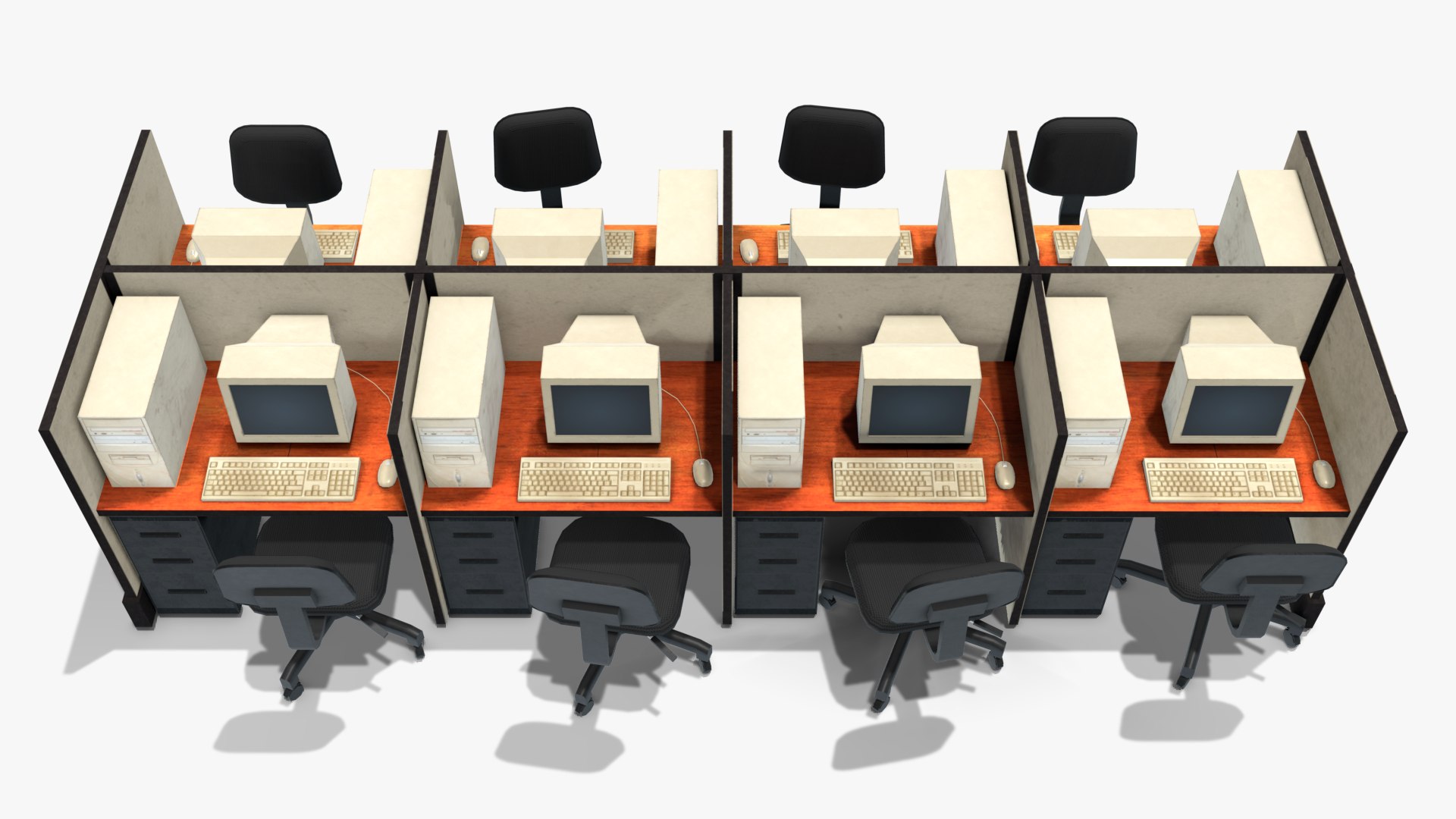 3D Model Office Computer - TurboSquid 1349730