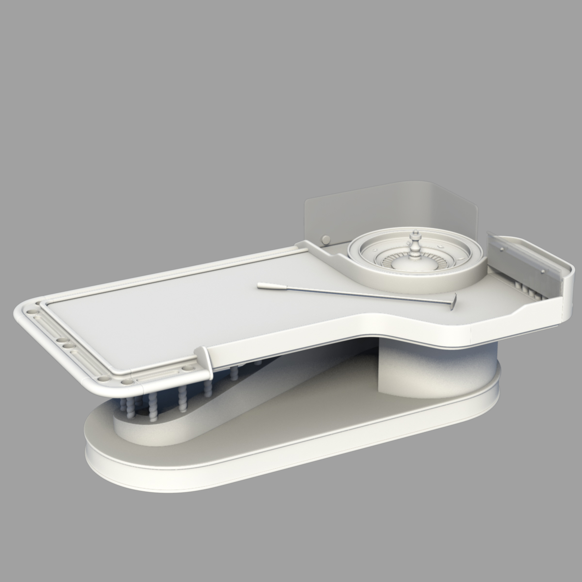 roulette table 3d model