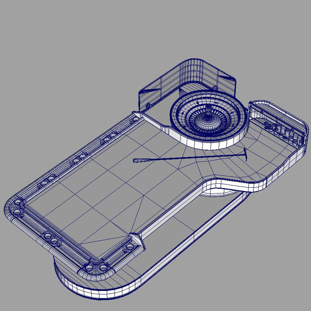 roulette table 3d model