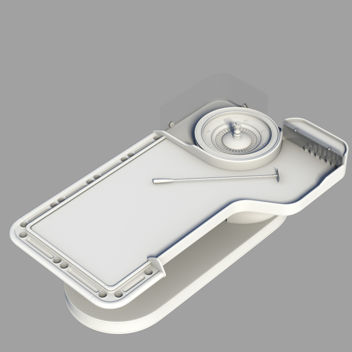 roulette table 3d model