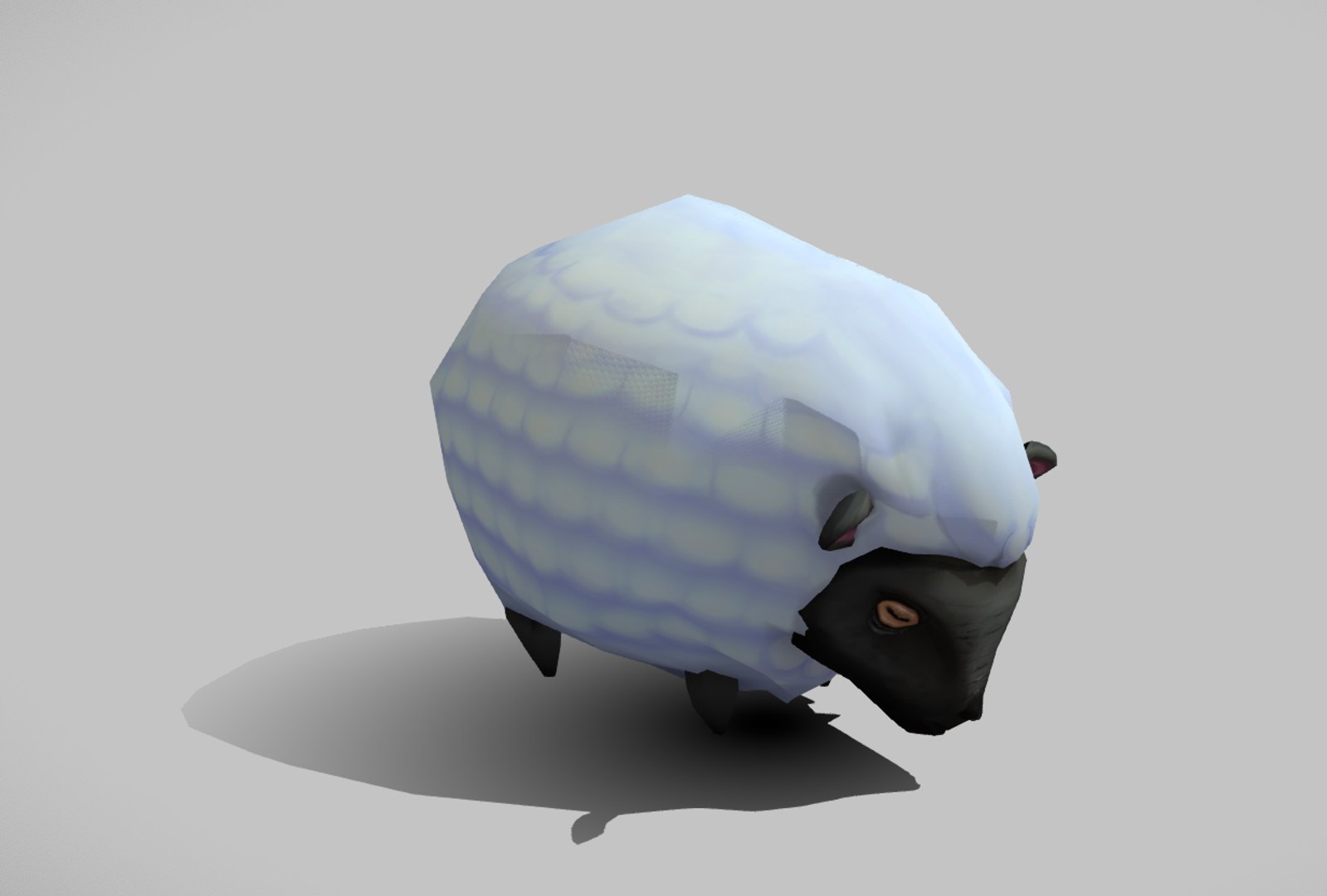 3D Handpainted Lowpoly Stylized Sheep - TurboSquid 1926849