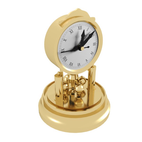3d roman decorative clock model
