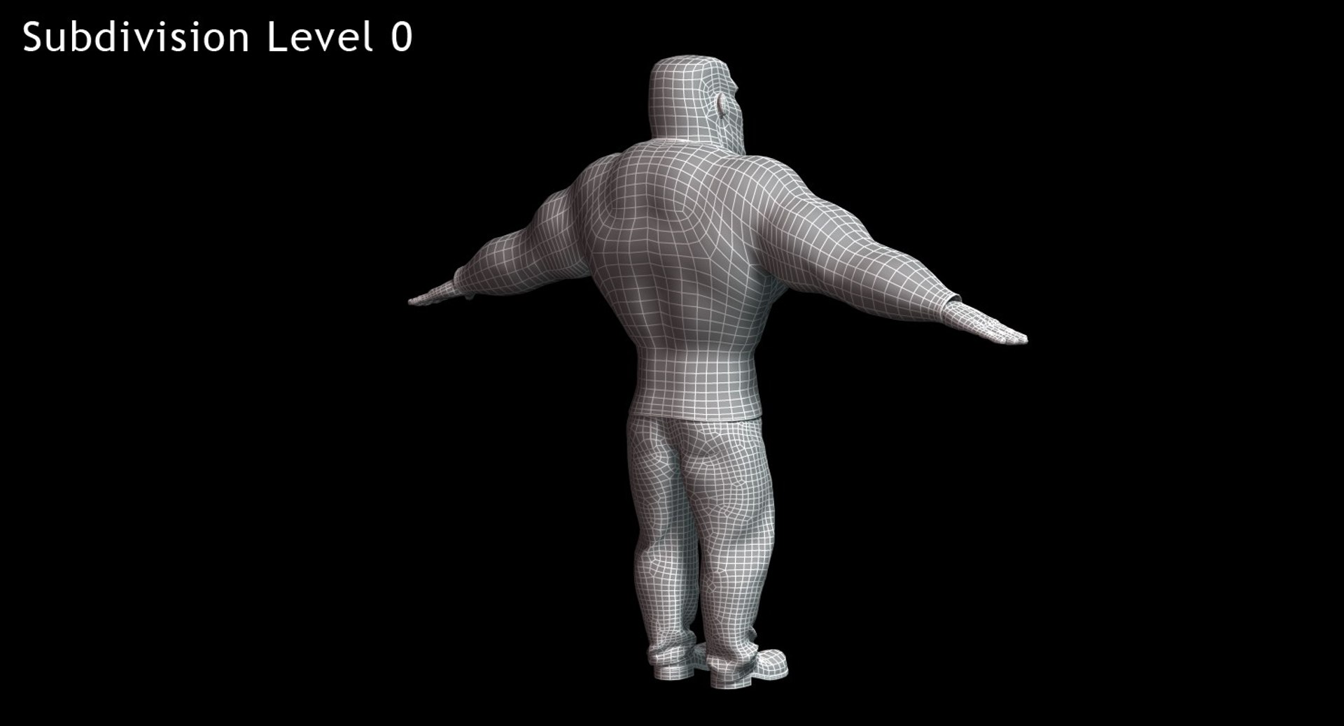 Cartoon Strongman Strong Man Character 3D Model - TurboSquid 1238569