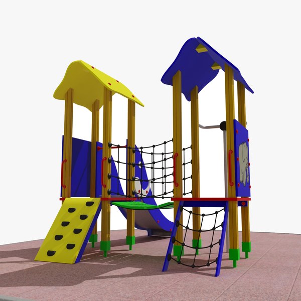 playground slide 3d model