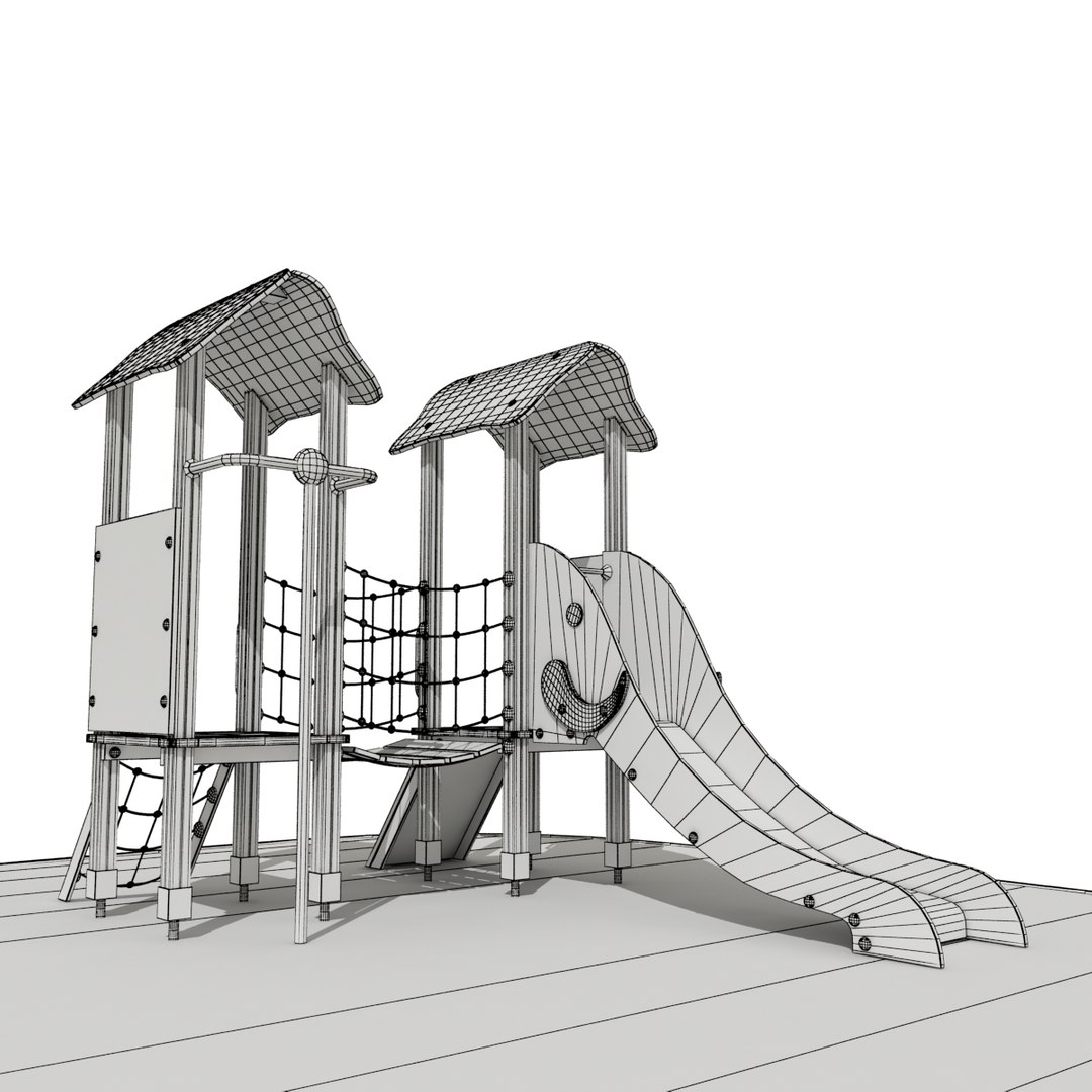 Playground Slide 3d Model