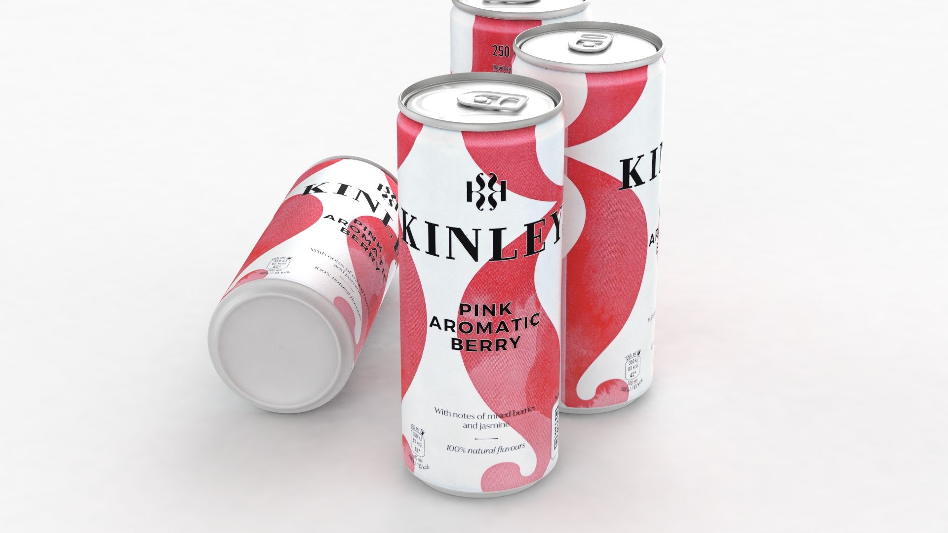 3D Model Beverage Can Kinley Pink Aromatic Berry 330ml 202 - TurboSquid ...