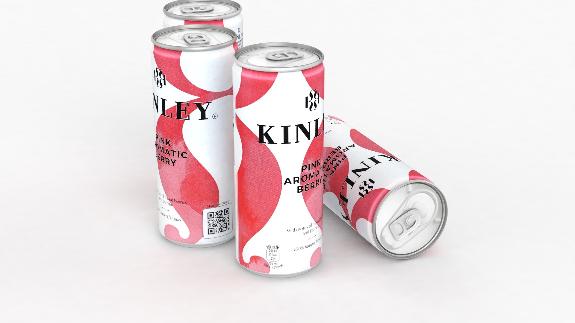 3D Model Beverage Can Kinley Pink Aromatic Berry 330ml 202 - TurboSquid ...