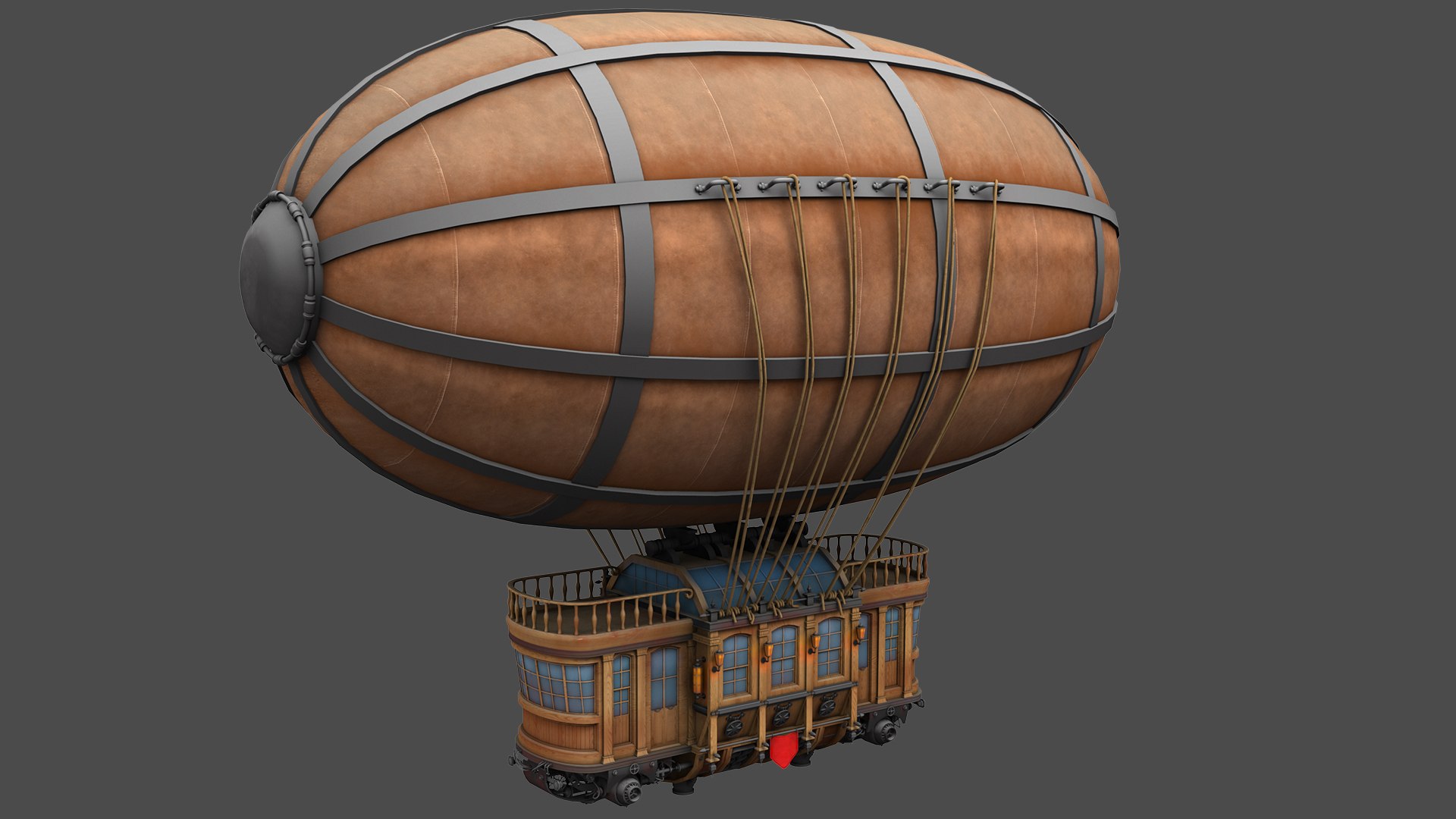3D Airship Model - TurboSquid 1904661