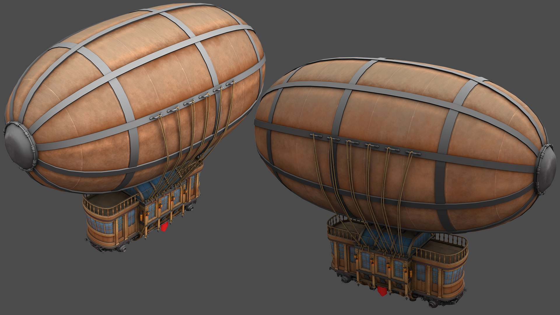 3D Airship Model - TurboSquid 1904661