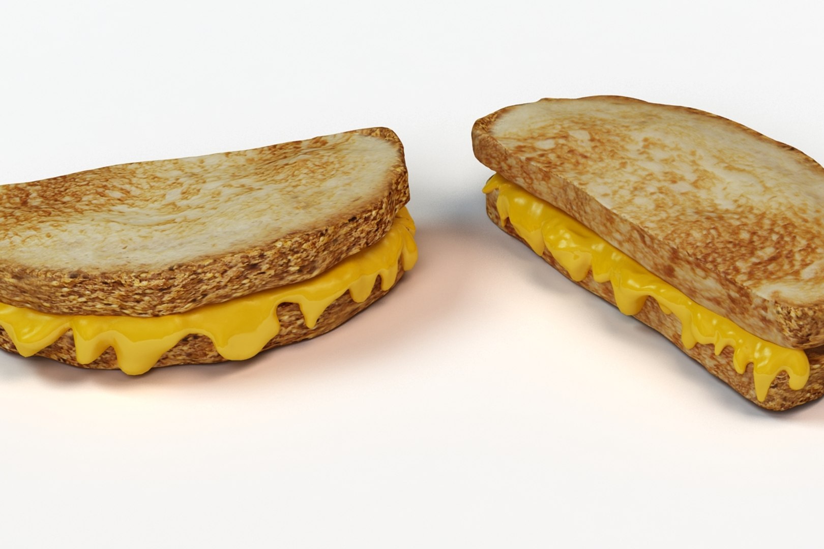 3d old-fashioned grilled cheese