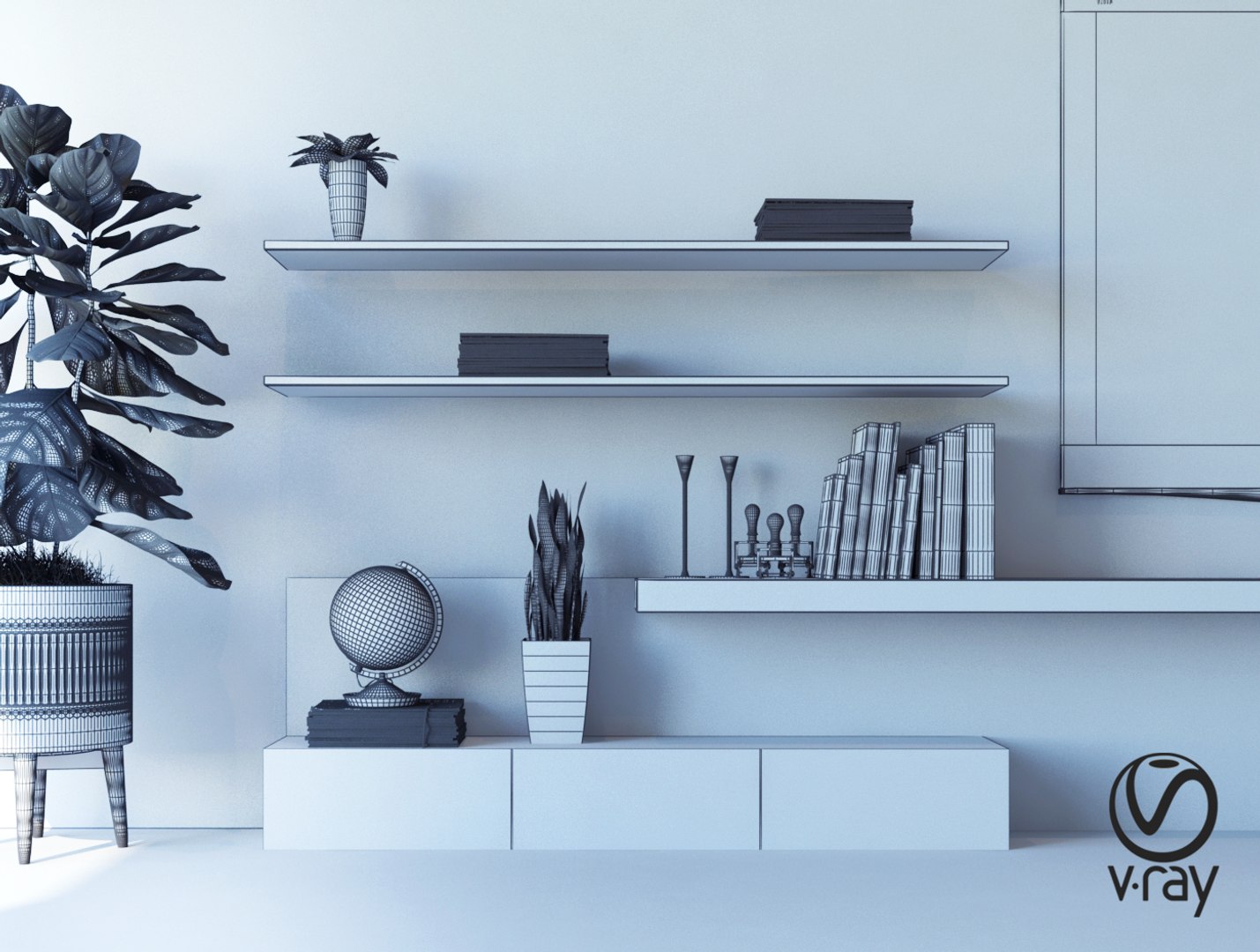 Poliform Tv-unit 3D Model - TurboSquid 1292840