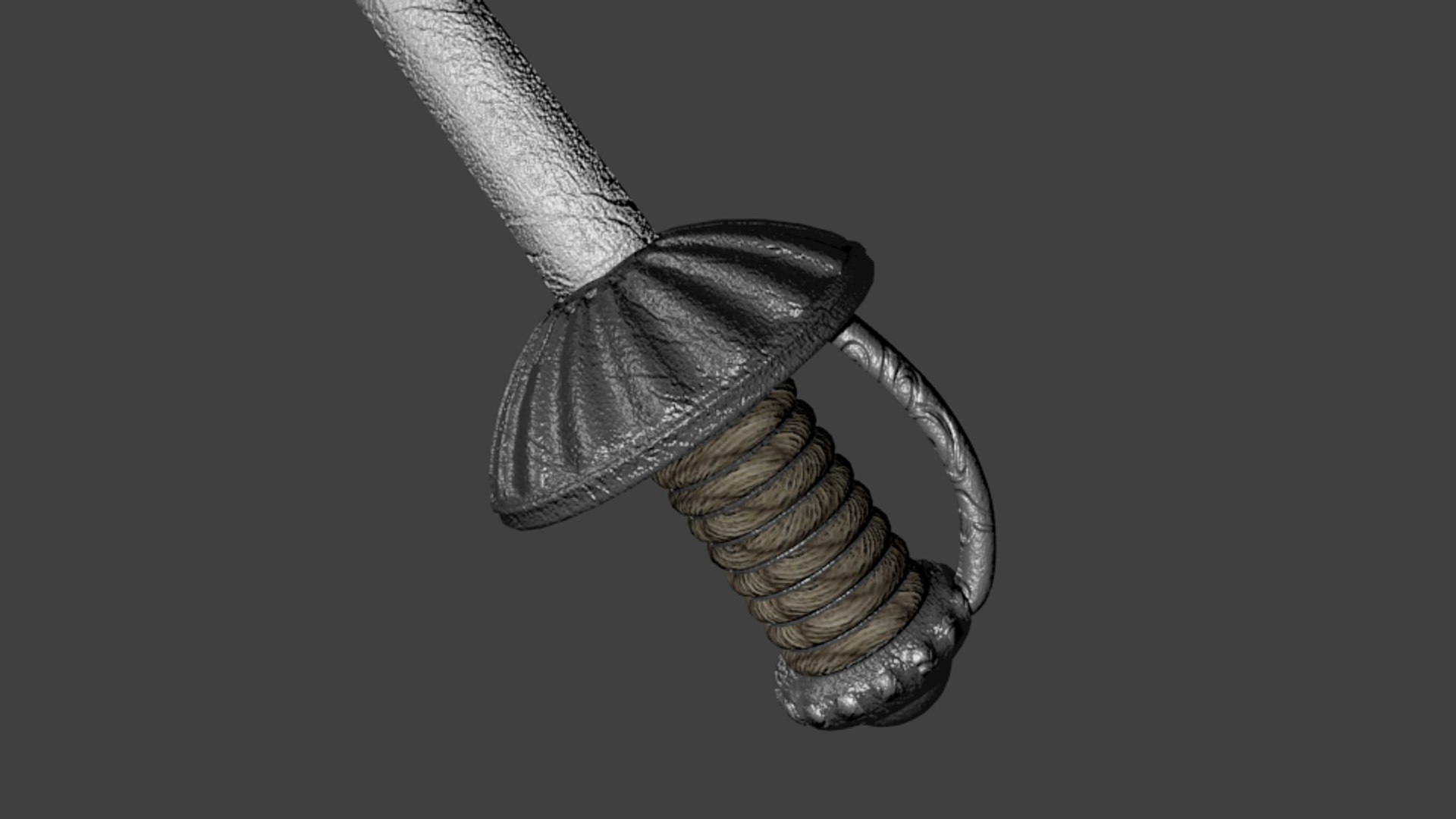 Rapier Weapon Sword 3D Model - TurboSquid 1426596