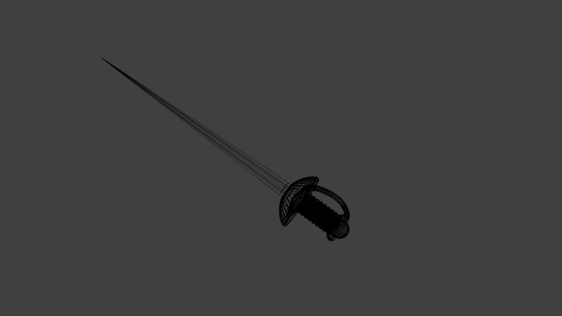 Rapier Weapon Sword 3D Model - TurboSquid 1426596