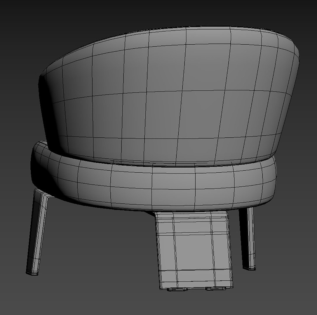 REEVES SMALL By Minotti 3D Model - TurboSquid 1905862