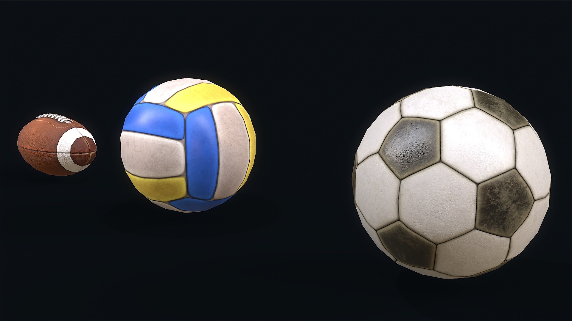 3D Model Sport Balls - TurboSquid 2126171