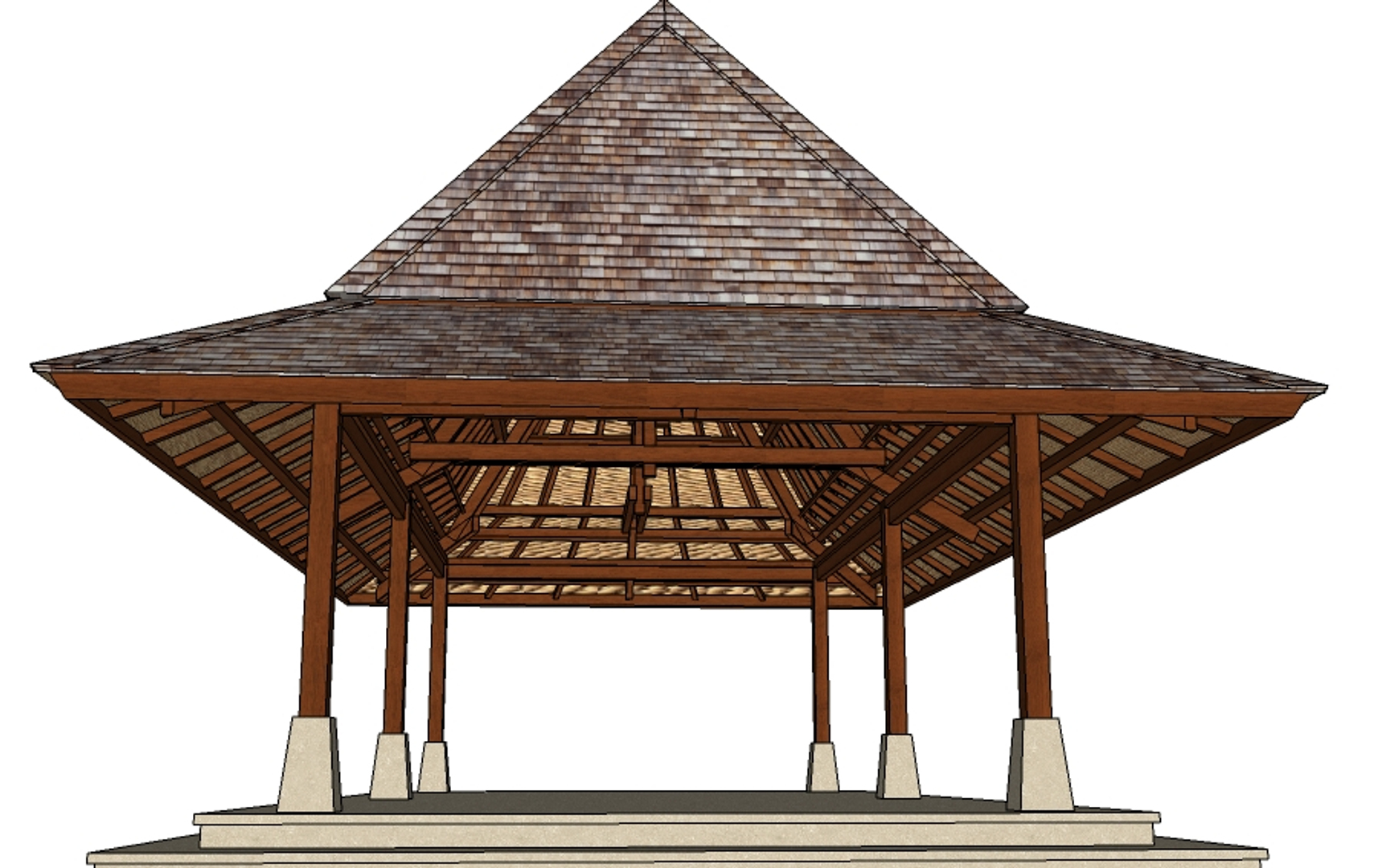 3d model of gazebo