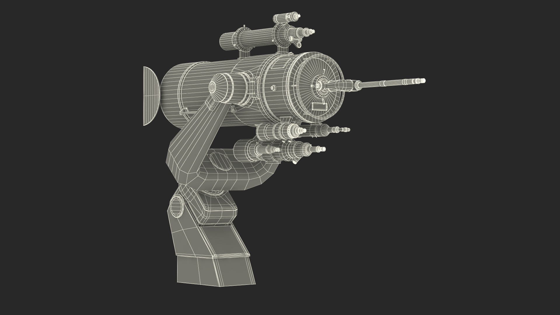 Scientific Observatory Telescope Rigged For Maya 3D - TurboSquid 2119225