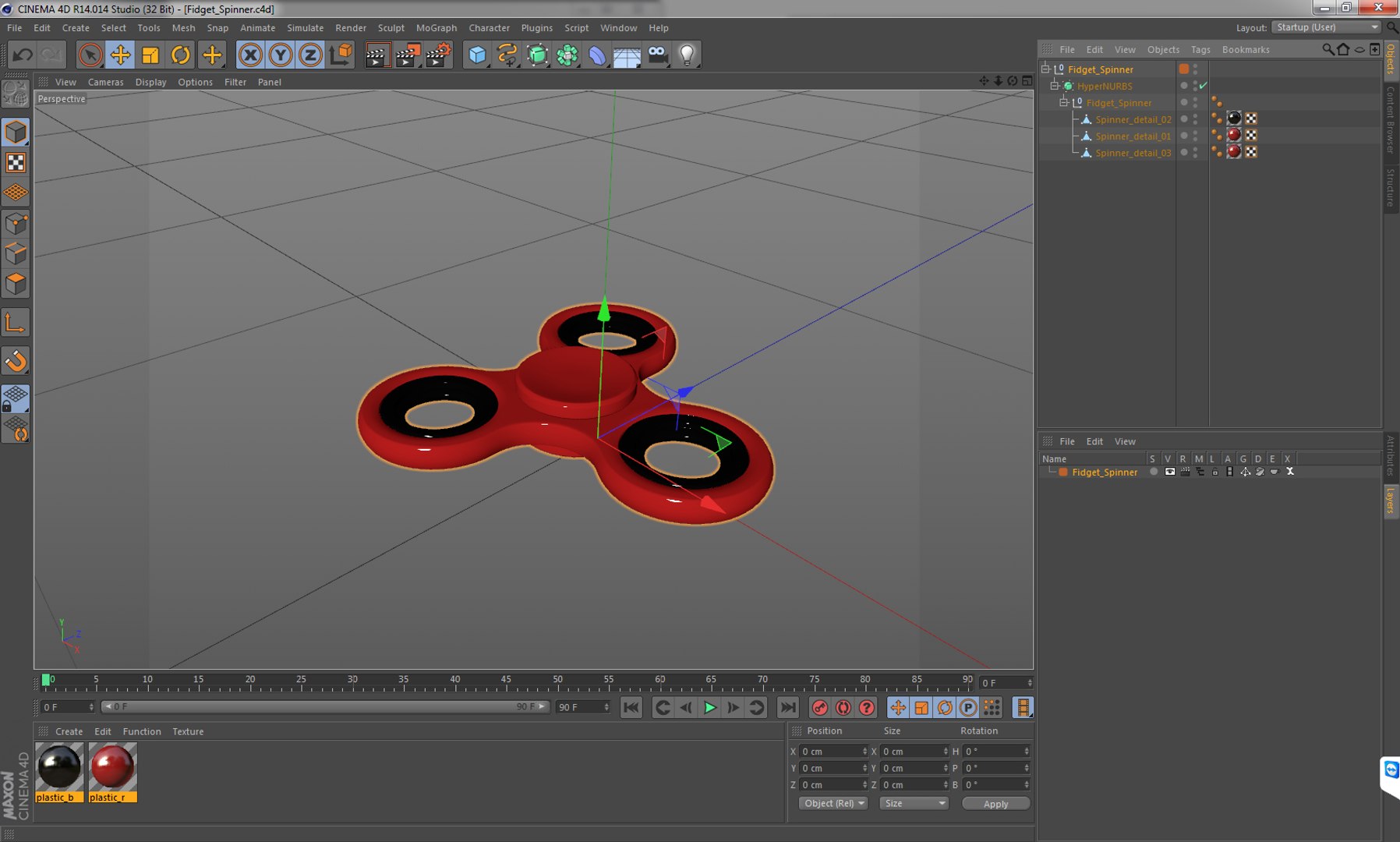 Fidget Spinner Model - TurboSquid 1203611